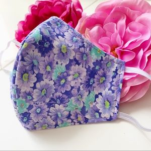 Accessories | 22 Triple Layer Handmade Face Mask Floral | Poshmark